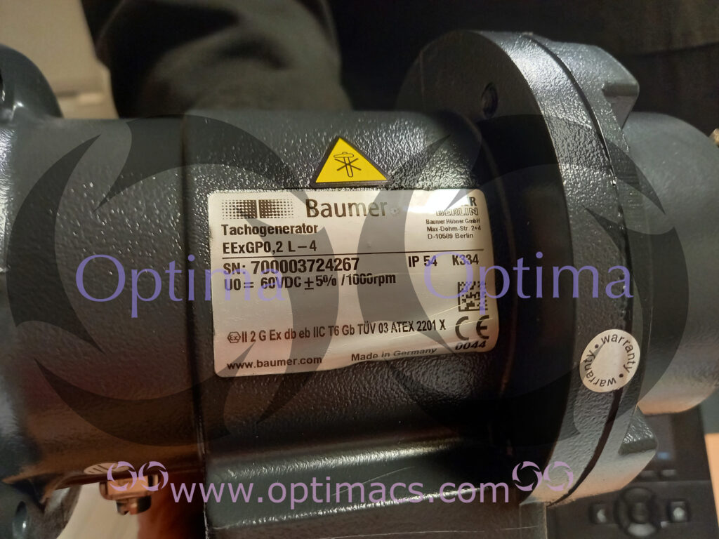 Baumer Hubner EEX GP0.2L-4 EEX GP0,2L-4 Tachogenerator ATEX voltage 60 ...